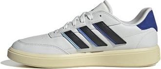 adidas Adidas Homme COURTBLOCK Shoes, Crystal White/Core Black/Team Royal Blue, 43 1/3 EU