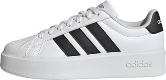 adidas Damen STREETTALK Bold Shoes, FTWR White/core Black/Matte Gold, 40 2/3 EU