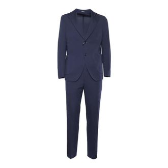 Breras Milano Abito Tasca Filetto - - Suits - Herren - Blau - M