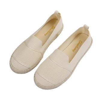 Generic Chaussures décontractées pour femme - Respirantes - En tricot - Bout rond - Respirantes - Légères - Confortables - Large largeur - À enfiler - Pour gy