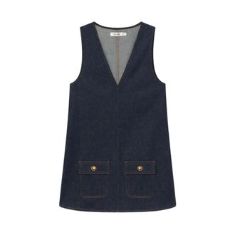 Frame Denim Damen, Kleider, Blau, LGr&ouml;&szlig;e