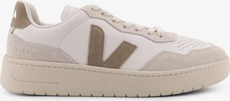 Veja V-90 leather sneakers with suede inserts - VEJA - gender_Man