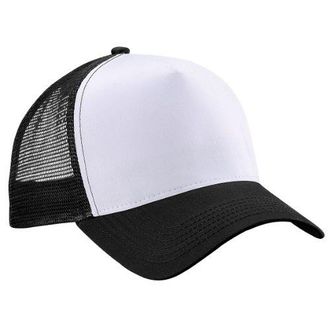 Beechfield Casquette de Baseball - Homme taille unique - Multicolore - Noir/blanc - Taille unique