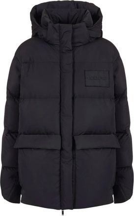Iceberg Femme, Vestes, Noir, Taille: 36 FR Veste en duvet de vraies plumes