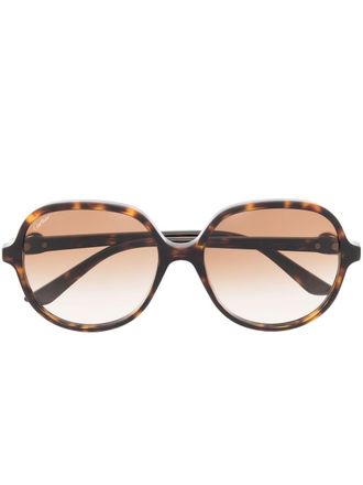 Cartier CT0350S Oversized-Sonnenbrille - Braun