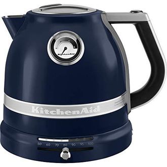 KitchenAid Bouilloire Électrique - Artisan - Température Réglable - 1,5 L - Bleu Encre