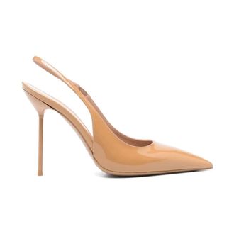 PARIS TEXAS Femme, Chaussures, Beige, Taille: 38 1/2 EU Sandales Slingback Chics