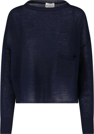 Maryya Pull Col Rond - Bleu