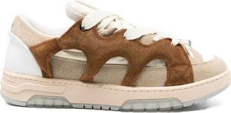 Santha baskets à empiècements - Tons neutres