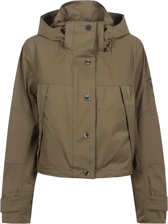 Burberry Femme, Vestes, Beige, Taille: 42 FR Veste &agrave; capuche