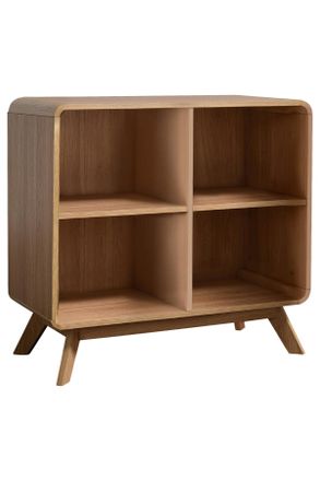 MID.YOU Mid.you Regal Cassie, Eiche, Holzwerkstoff, 1 F&auml;cher, 75x75x39 cm, stehend, Wohnzimmer, Regale, B&uuml;cherregale