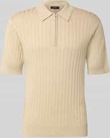Matinique Slim Fit Poloshirt mit Rei&szlig;verschluss