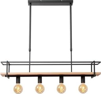 Lucide MILONGA - Pendelleuchten - 4xE27 - Schwarz