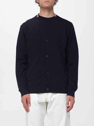 Paul Smith Cardigan en pure laine m&eacute;rinos &agrave; col V