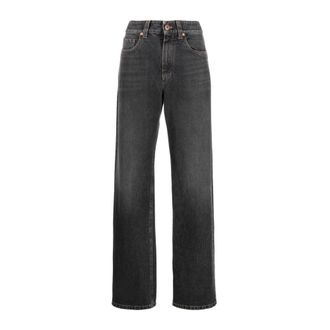 Brunello Cucinelli Zeitlose High-Waisted Gerades Jeans - - Jeans - Damen - Schwarzk - M
