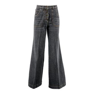Etro Flare-fit Jeans mit Used-Effekt - - Jeans - Damen - Blau - W27
