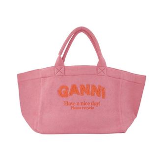 Ganni XXL Strand-Resort-Tasche - - Bags - Damen - Rosa - ONE SIZE