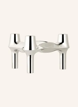 Stoff Nagel Stoff Nagel Kerzenhalter silber