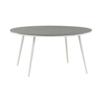 Paris Prix Table de Jardin Ronde Break 150cm Gris