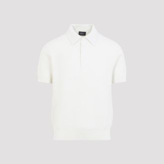Brioni Polo Brioni en coton et soie