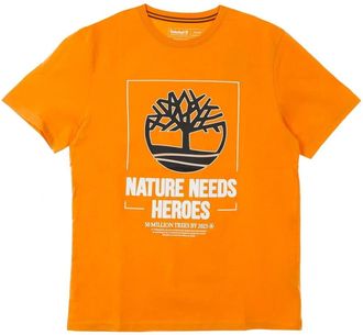 Timberland Dark Cheddar Front Tee - - Tops - Herren - Orange - L
