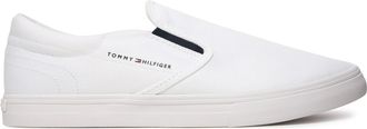 Tommy Hilfiger Sneakers aus Stoff Tommy Hilfiger Vulc Core FM0FM05689 Wei&szlig;