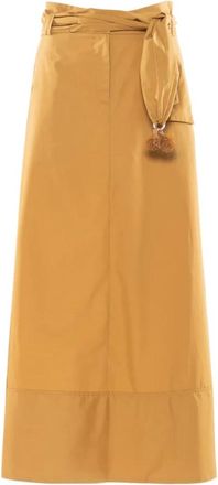 Nenette Femme, Jupes, Brun, Taille: 42 FR Falda Ginestra