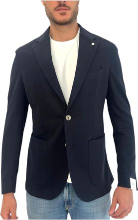 L.B.M. 1911 L.b.m. 1911, Homme, Vestes, Bleu, Taille: L Giacca monopetto