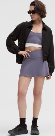 lululemon Align Rock mit hohem Bund f&uuml;r Frauen - Gr&ouml;&szlig;e 10 in Grape Mist