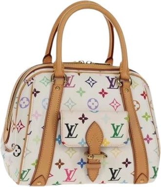 Louis Vuitton Sac &agrave; main en toile Pre-owned - Femme - Pre-owned - Blanc - Taille: ONE Size