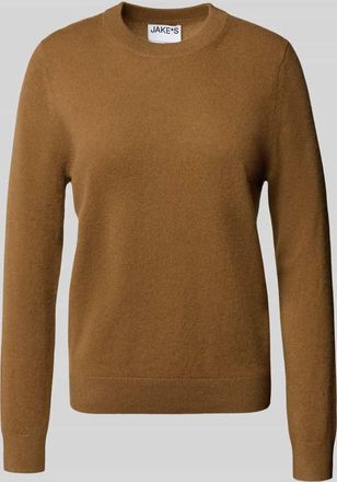 Jake*s Casual Strickpullover aus Kaschmir mit Rundhalsausschnitt