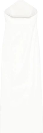 Solace London Schulterfreies Senna Maxikleid - Nude