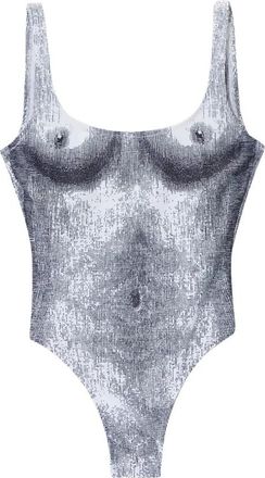 Moschino Femme, Maillots de bain, Gris, Taille: 34 FR Statua Costume