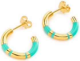 Aurélie Bidermann Petites créoles bi-matière