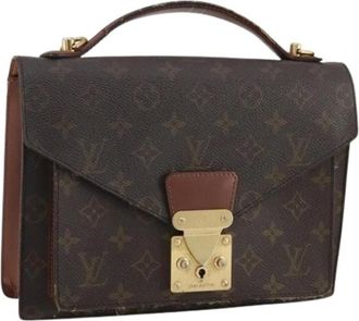 Louis Vuitton Pre-owned Monceau 26 Sac &agrave; main - Femme - Pre-owned - Brun - Taille: ONE Size