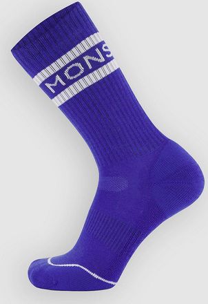 Mons Royale Signature Merino Crew Socks blue dusk