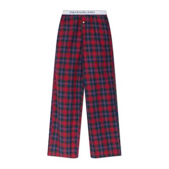 Polo Ralph Lauren Pantalon de pyjama en coton - Femme - V&ecirc;tements de nuit et de d&eacute;tente - Rouge - Taille: 42 FR