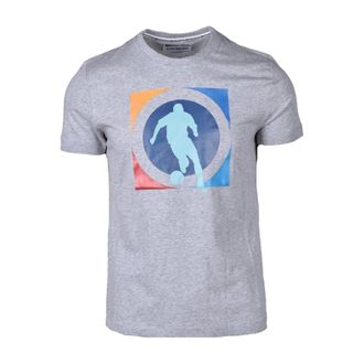 Dirk Bikkembergs Homme, Tops, Gris, Taille: XL Collection de T-shirts en Coton &Eacute;l&eacute;gants