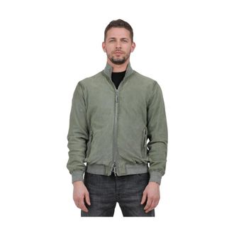 The Jack Leathers Wildlederjacke - - Jackets - Herren - Gr&uuml;n - 2XL