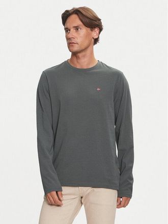 Napapijri Longsleeve Salis NP0A4HN7 Gr&uuml;n Regular Fit