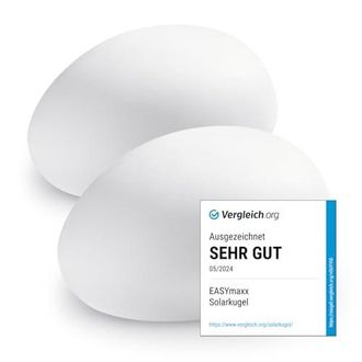 Easymaxx 2er-Set LED Solarleuchte mit Farbwechsel | Deko Gartenleuchte mit LED Beleuchtung | Wundersch&ouml;ne Lichteffekte mit Tageslichtsensor In & Outdoor | Gart