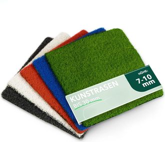 Casa Pura Kunstrasen Outdoor 1x2,5m = 2,5m² Kunstrasen Balkon wetterfest - Grün 10mm Spring