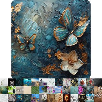 Sanilo Badematte 53 x 53 cm, rutschfeste Duschmatte f&uuml;r Dusche und Badewanne, Antirutschmatte maschinenwaschbar und schimmelresistent (Mariposa)