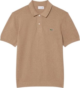 Lacoste Homme, Tops, Brun, Taille: M Polo Tricot Coupe Classique