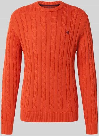 Mc Neal Slim Fit Strickpullover aus reiner Baumwolle