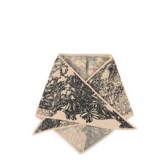 Petrusse &Eacute;charpe triangle imprim&eacute;e en cachemire