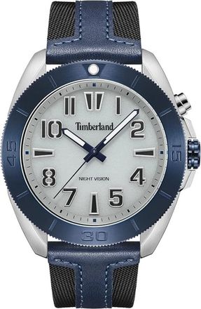 Timberland Homme, Accessoires, Bleu, Taille: ONE Size Warrick Watch
