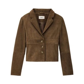 BA&SH Femme, Vestes, Vert, Taille: 38 FR Chaqueta Corta Morfeo Ante