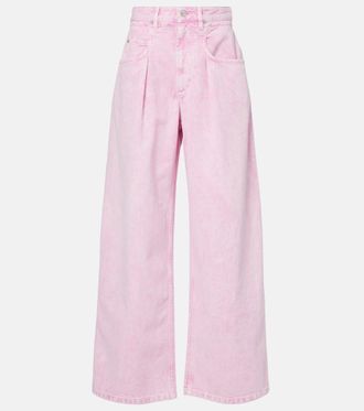 Isabel Marant High-Rise Wide-Leg Jeans Rachelle