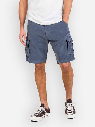 Reell City Cargo Shorts baby cord grey blue